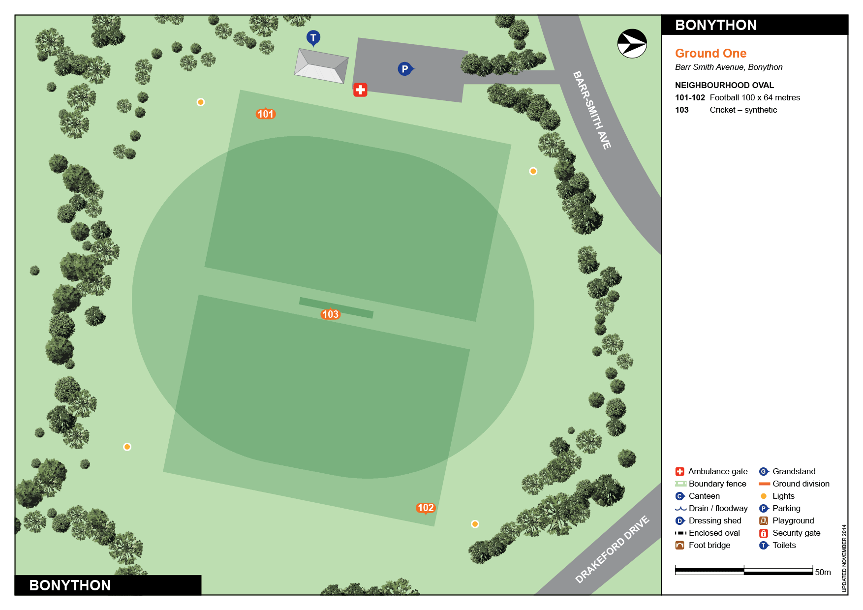 Bonython 1 - ACT Sport and Recreation