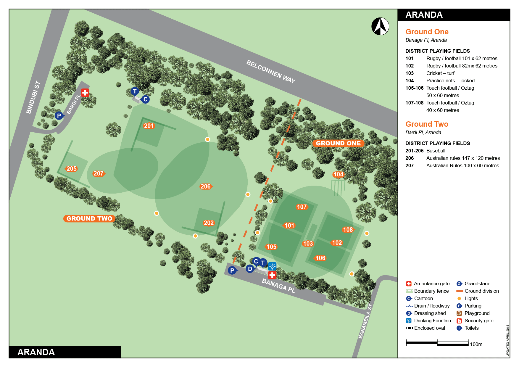 Aranda 1 - ACT Sport and Recreation