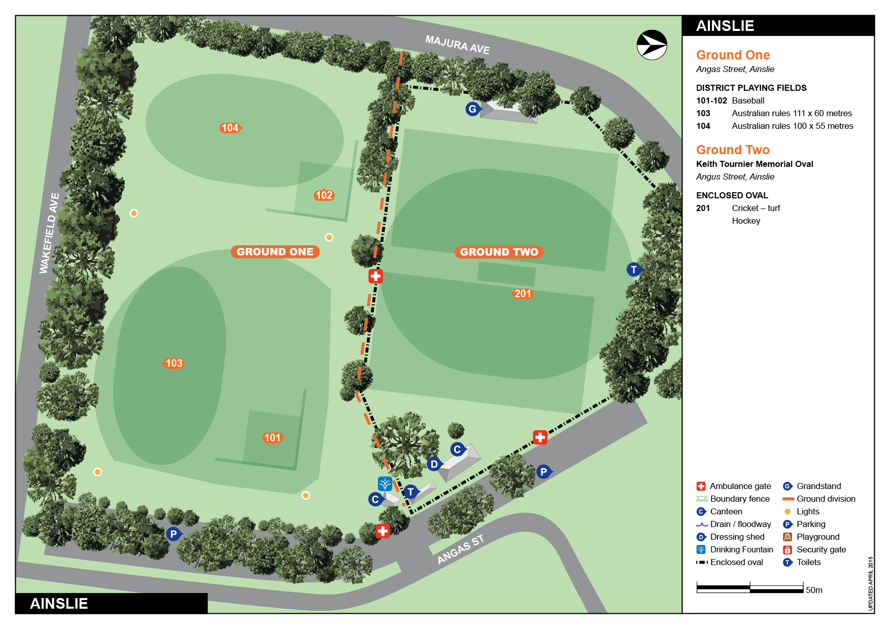 Ainslie 1 - ACT Sport and Recreation