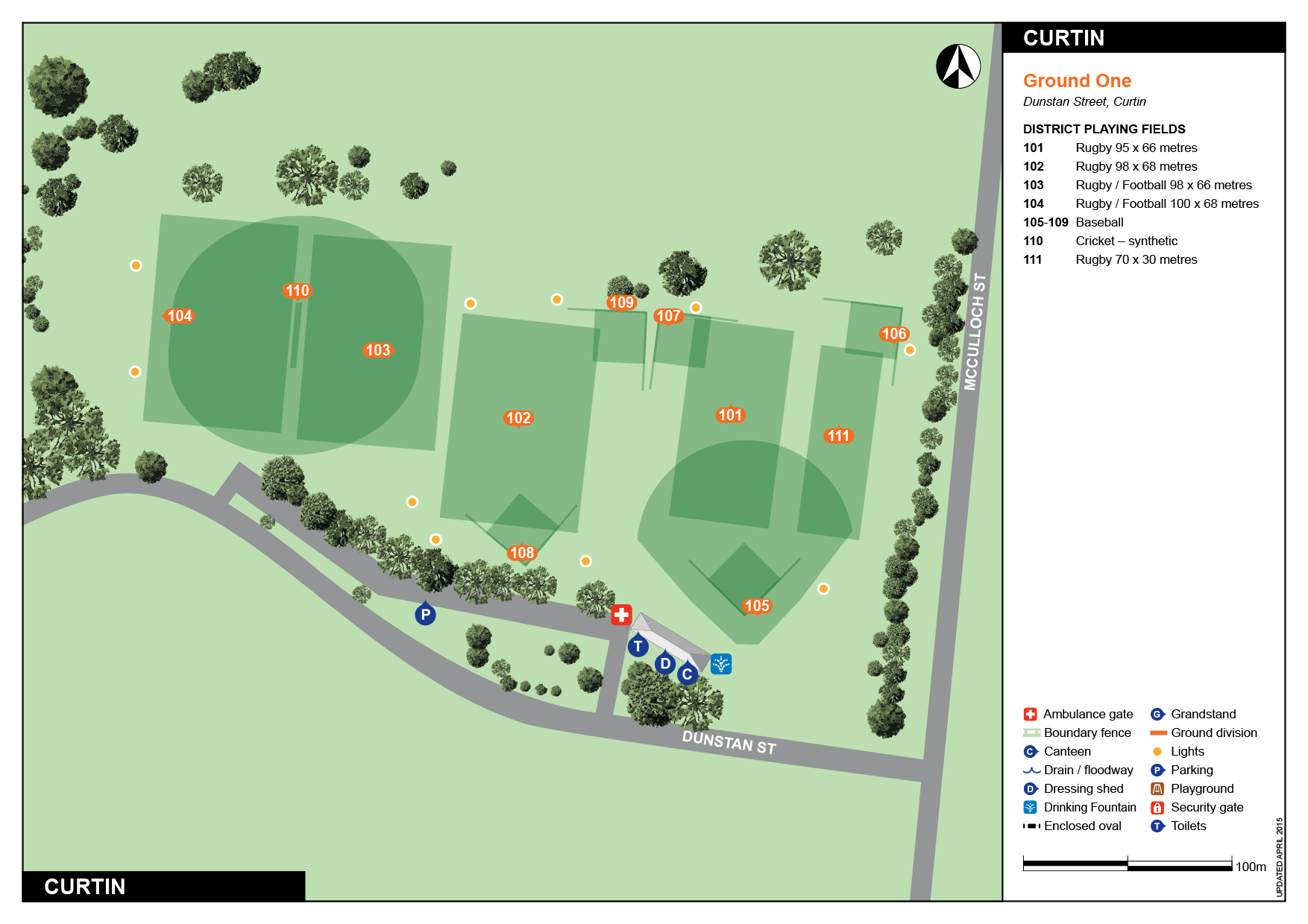 Curtin 1 - ACT Sport and Recreation