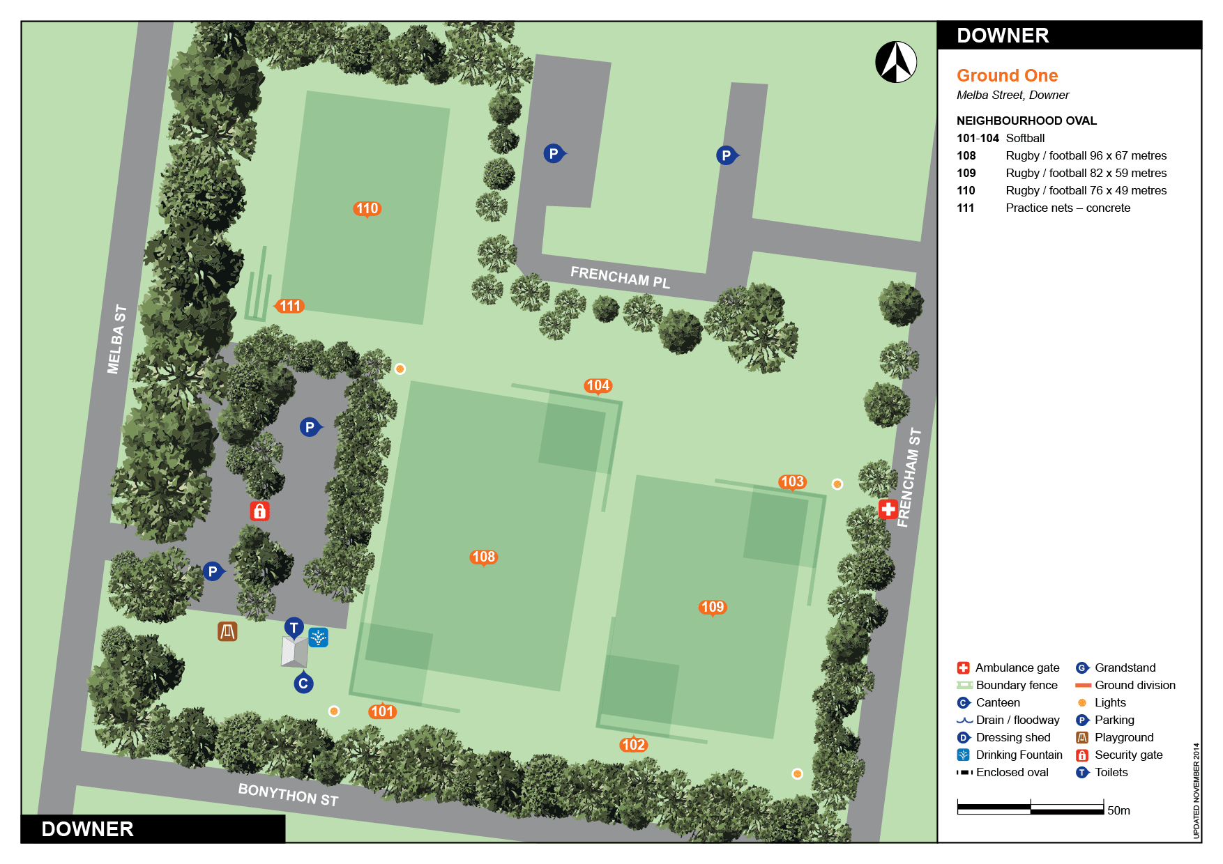 Downer 1 - ACT Sport and Recreation (local ssr)